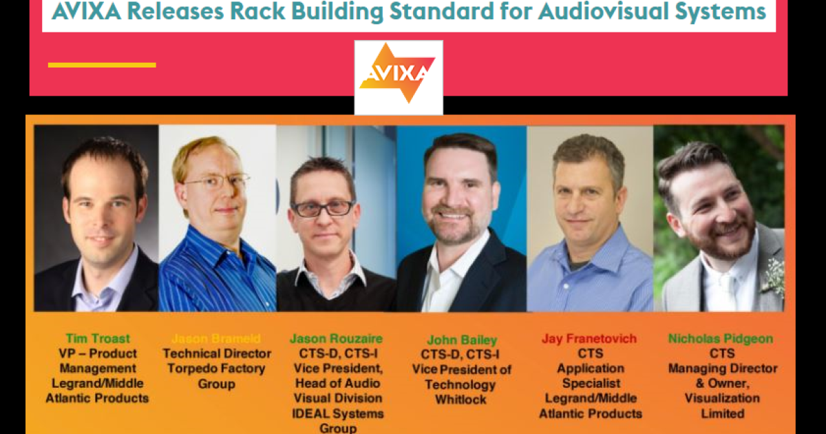 Visualization | AVIXA Releases Rack Building Standard for Audiovisual ...